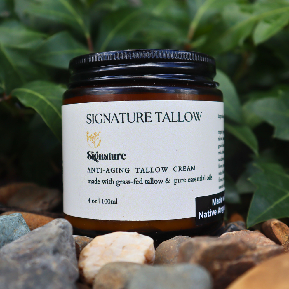 Signature Tallow Cream – 100% Grass-Fed Skincare – Native Angus Beef Shop
